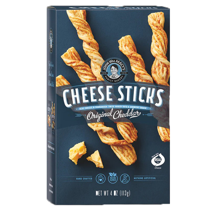 6/4 Oz (1.5 Lbs Total) Original Cheddar Cheese Sticks – John Wm. Macy's ...